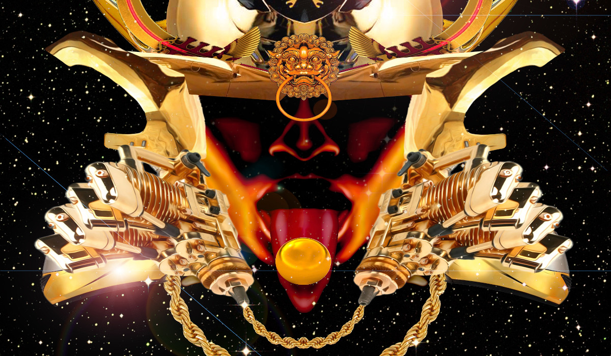 Les collages afrofuturistes de l'artiste Manzel Bowman